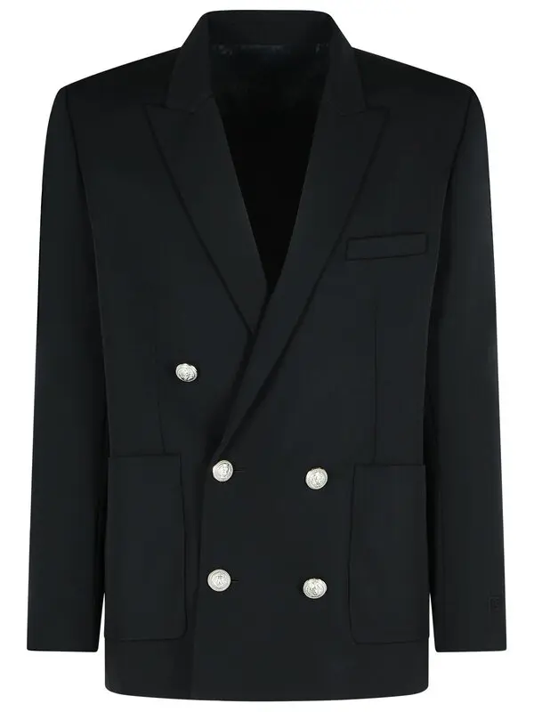 Balmain Virgin Wool Blazer - Black
