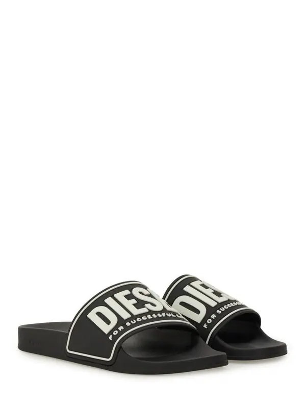 DIESEL® Mayemi Slide Sandals - Black