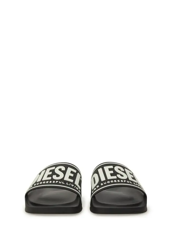 DIESEL® Mayemi Slide Sandals - Black