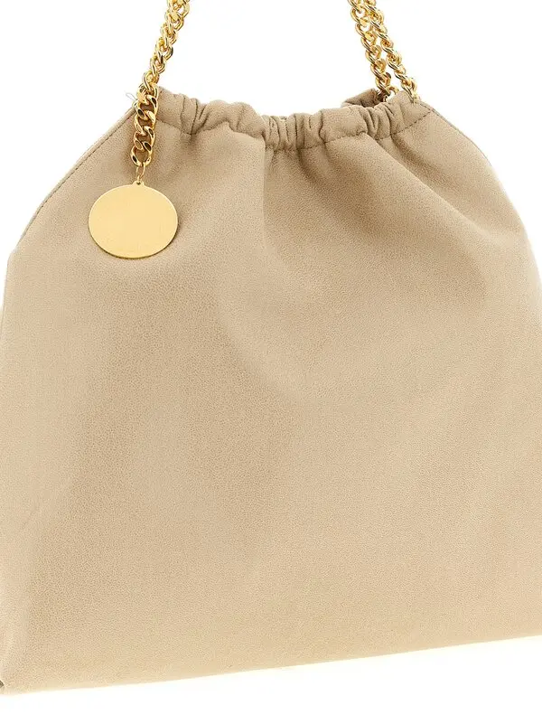 Stella McCartney Falabella Drawstring Shoulder Bag - Cream