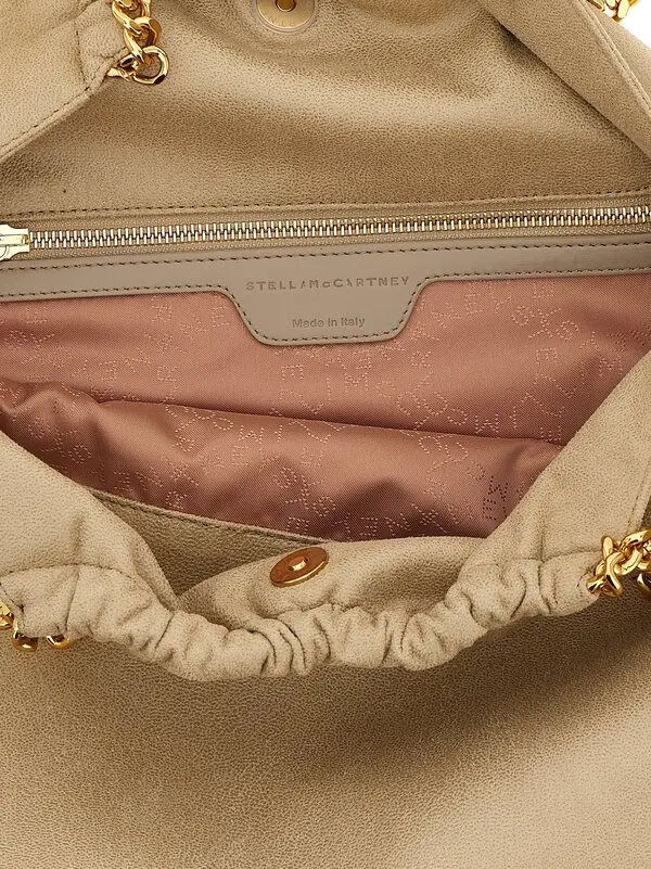 Stella McCartney Falabella Drawstring Shoulder Bag - Cream