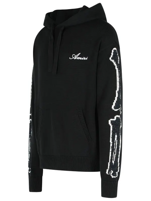 Amiri Bones Cotton Sweater - Black