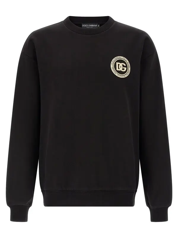Dolce & Gabbana Dg Patch Sweatshirt - Black