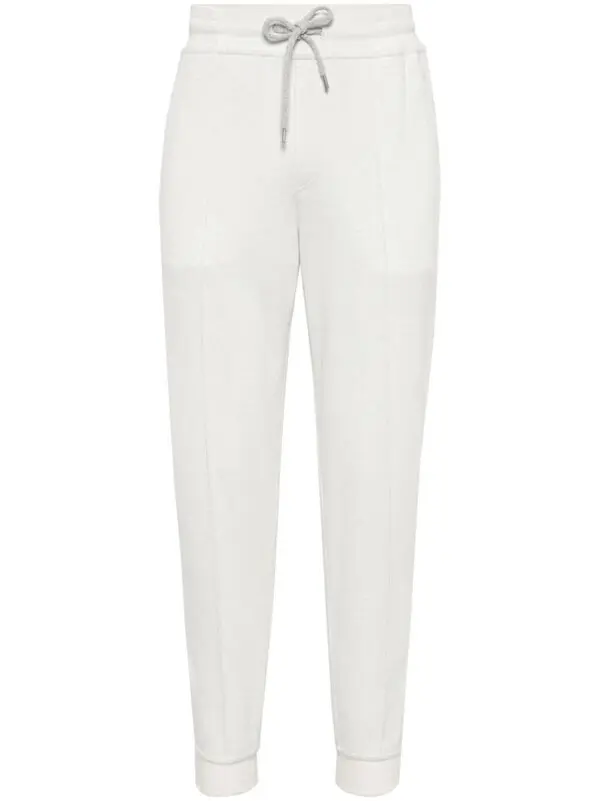 Brunello Cucinelli Linen Pinstriped Twill Pants - Multicolor
