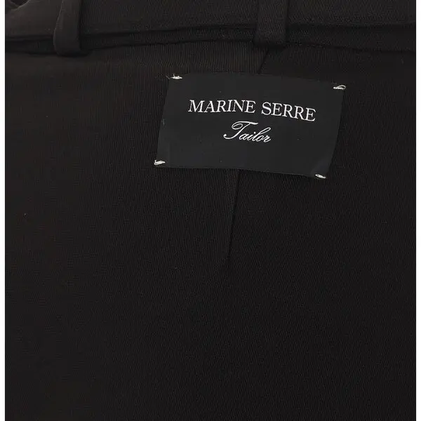 MARINE SERRE Belted High-waist Shorts