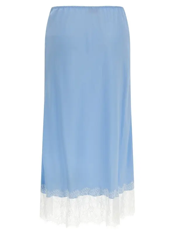 Moschino Midi Skirt With Lace Insert