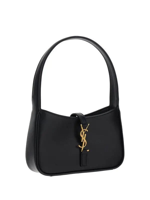 Saint Laurent Mini Hobo Shoulder Bag - Black