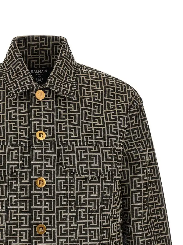 Balmain Monogram Jacquard Jacket
