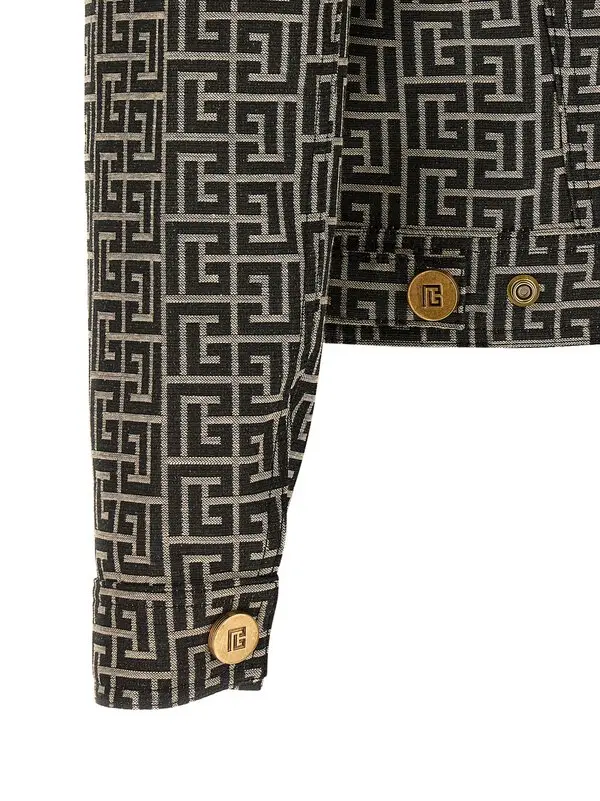 Balmain Monogram Jacquard Jacket