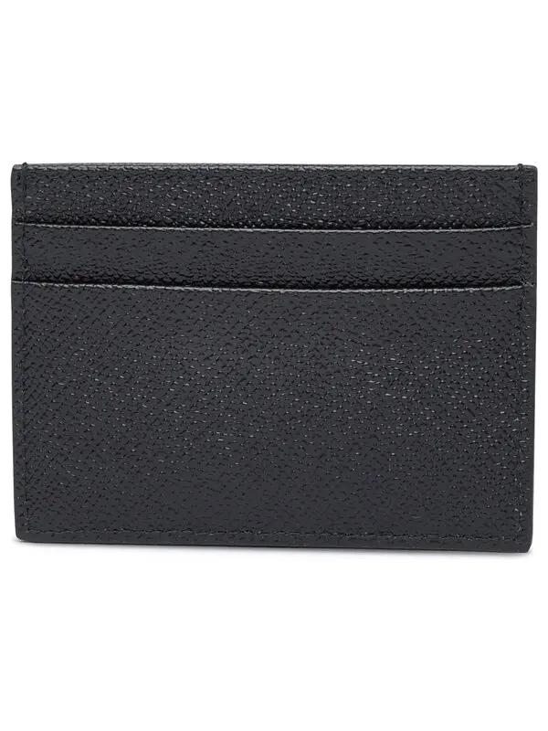 Dolce & Gabbana Leather Card Holder - Black