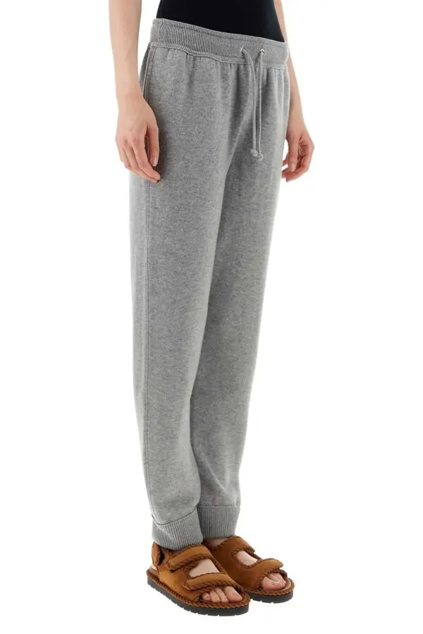 Bottega Veneta Grey Cashmere Joggers - Gray