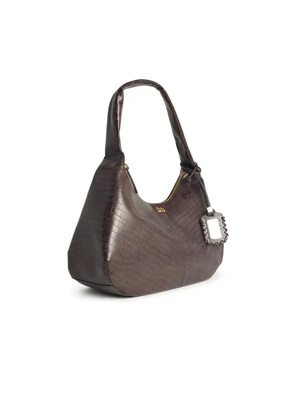 GANNI Recycled Leather Blend Bag