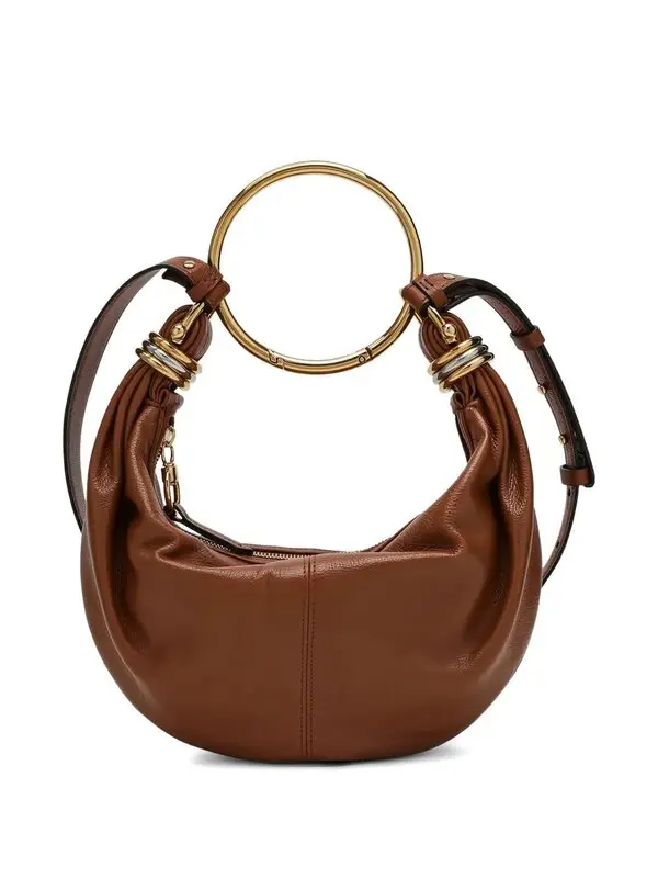 Chloé Leather Bracelet Bag With Hoop Handle