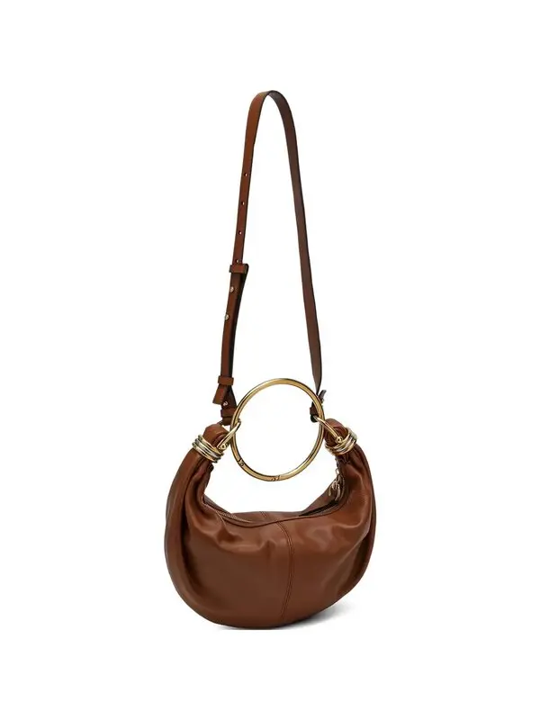Chloé Leather Bracelet Bag With Hoop Handle