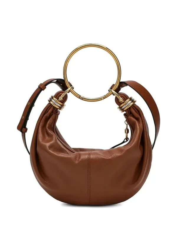 Chloé Leather Bracelet Bag With Hoop Handle