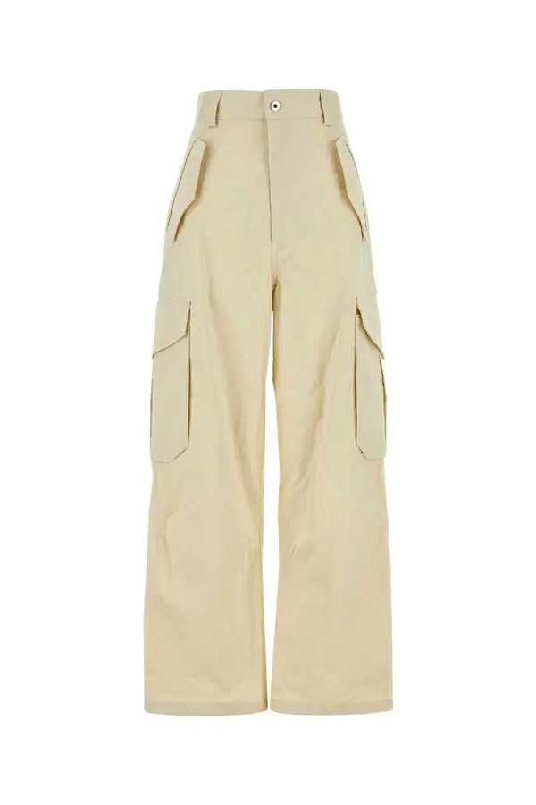 Bottega Veneta Cotton Blend Cargo Pant - Brown