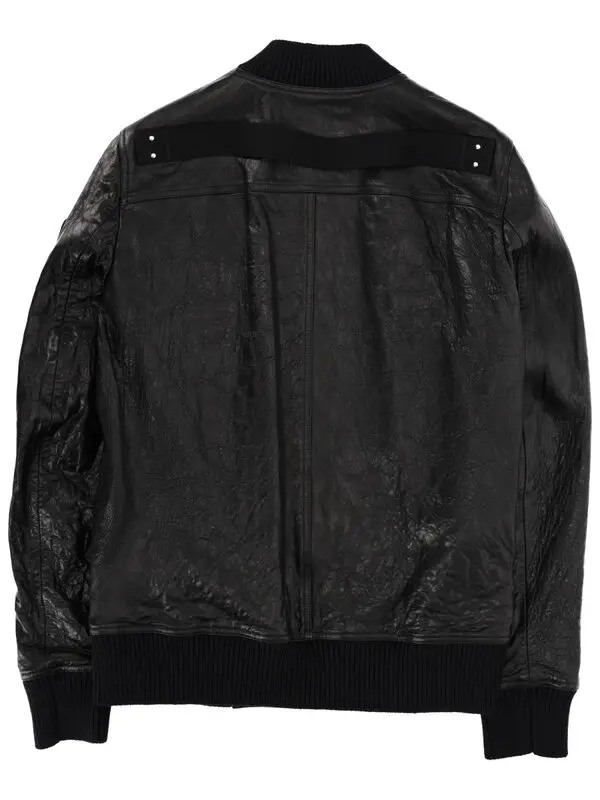 Rick Owens Classic Leather Bomber Jacket