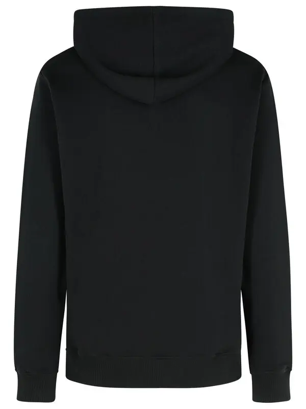Balmain Cotton Logo Hoodie - Black