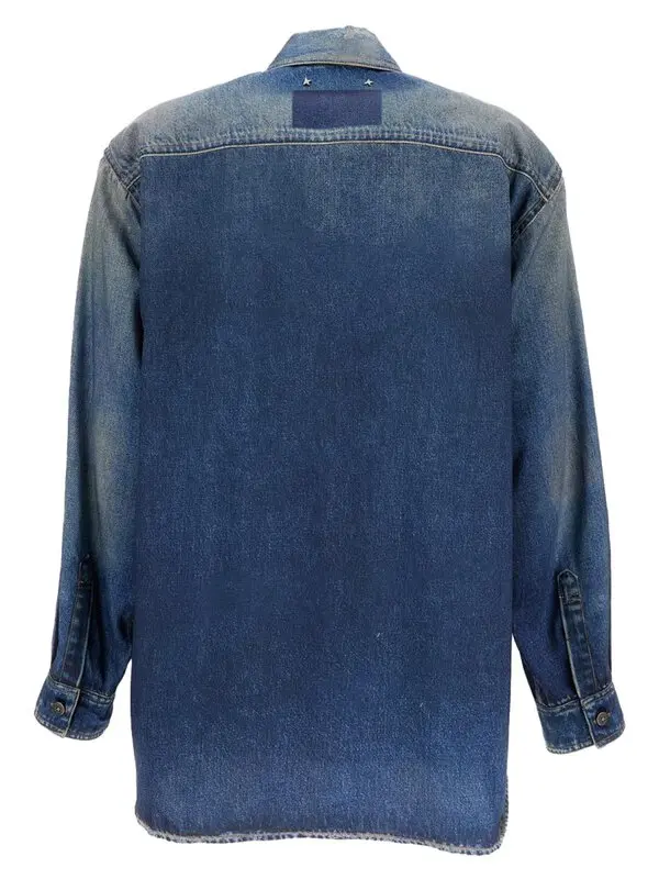 GOLDEN GOOSE Patty Shirt - Blue