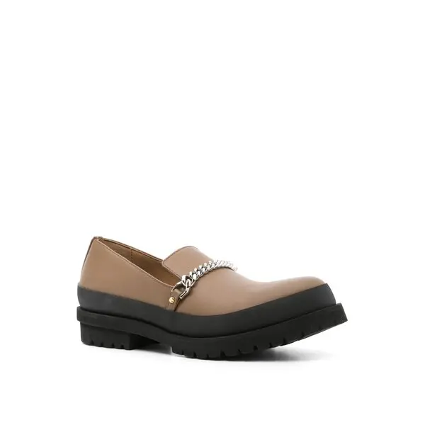 Stella McCartney Trace Alter Sporty Loafers With Curb Chain