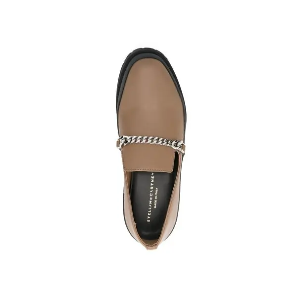 Stella McCartney Trace Alter Sporty Loafers With Curb Chain