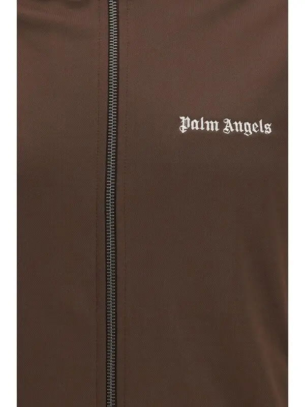 Palm Angels Classic Logo Track Jacket - Brown