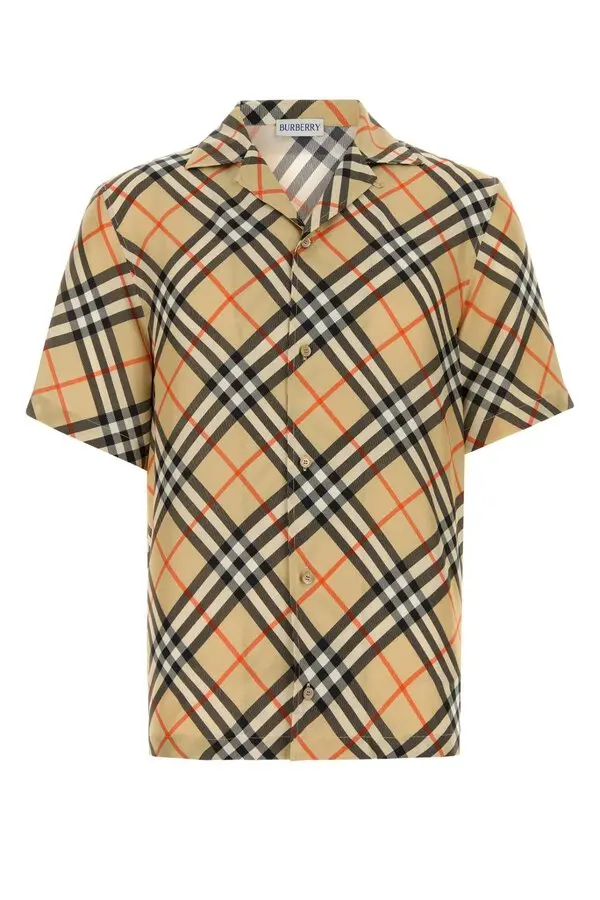 Burberry Printed Silk Shirt - Multicolor