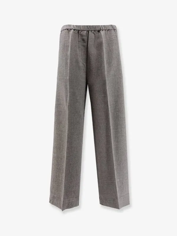 TOTEME Viscose Wool Trousers - Multicolor