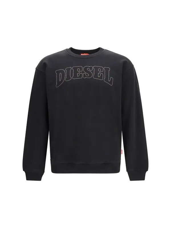 DIESEL® S-norm-v10 Sweatshirt - Black