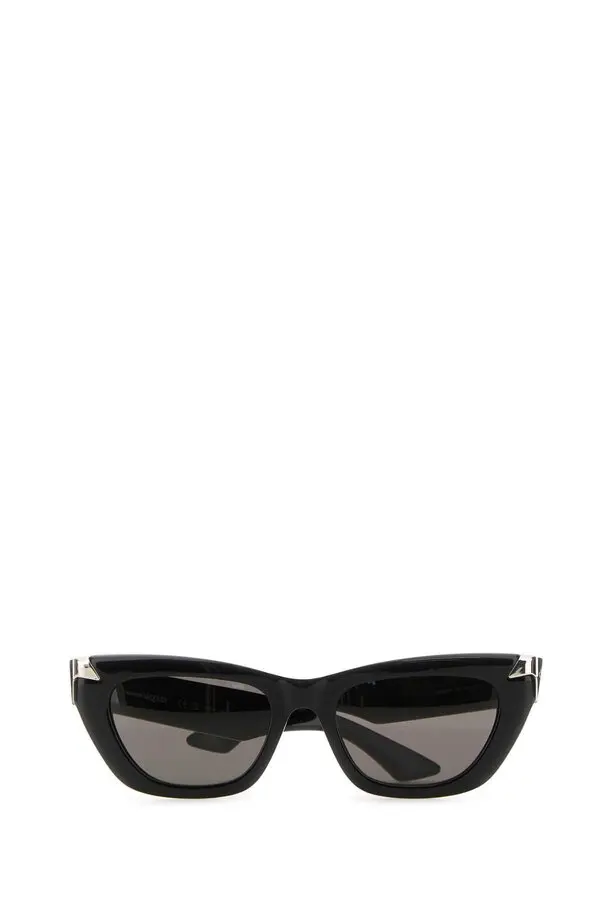 Alexander McQueen Acetate Punk Rivet Sunglasses - Black