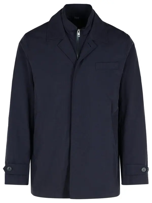 FAY Navy Polyamide Jacket