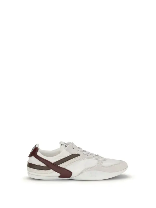 Miu Miu Gymnasium Lace-up Sneakers - White