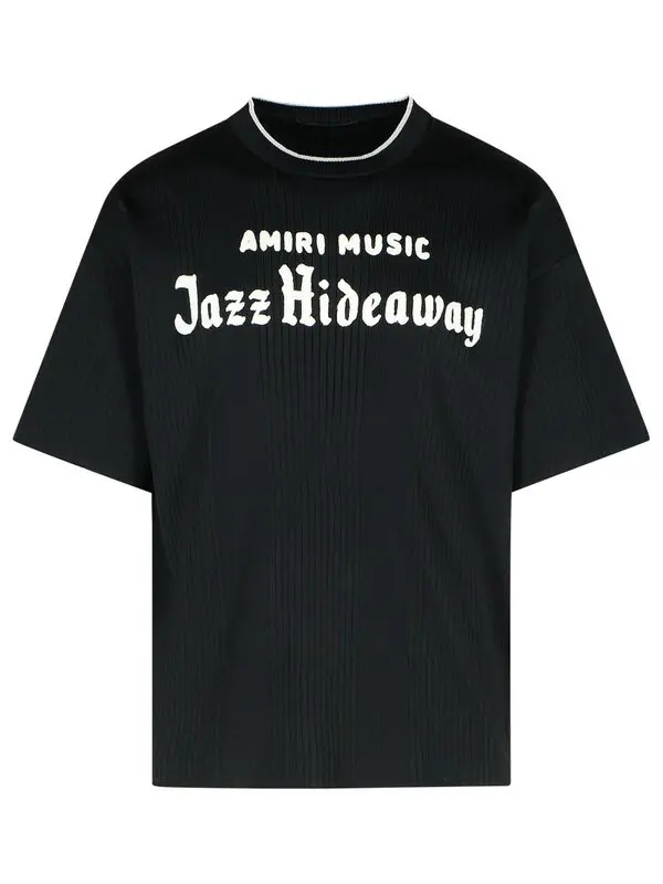 Amiri Jazz' Viscose Blend T-shirt