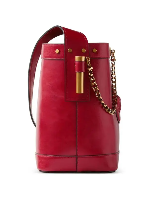 Versace Small Bucket Calf Leather Bag