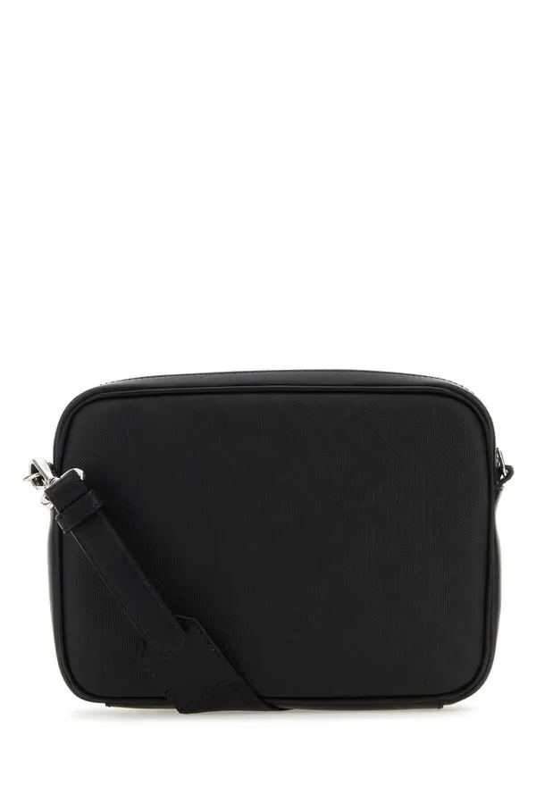 Fendi Leather Camera Case Duo Crossbody Bag - Black