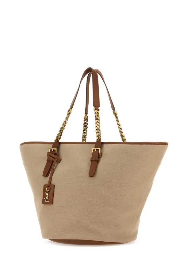 Saint Laurent Panier Shopping Bag - Brown