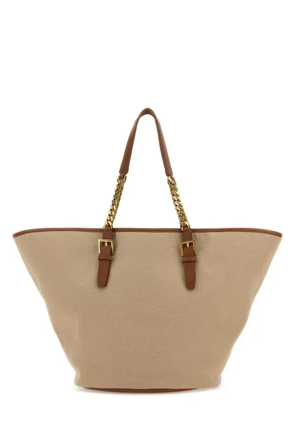 Saint Laurent Panier Shopping Bag - Brown