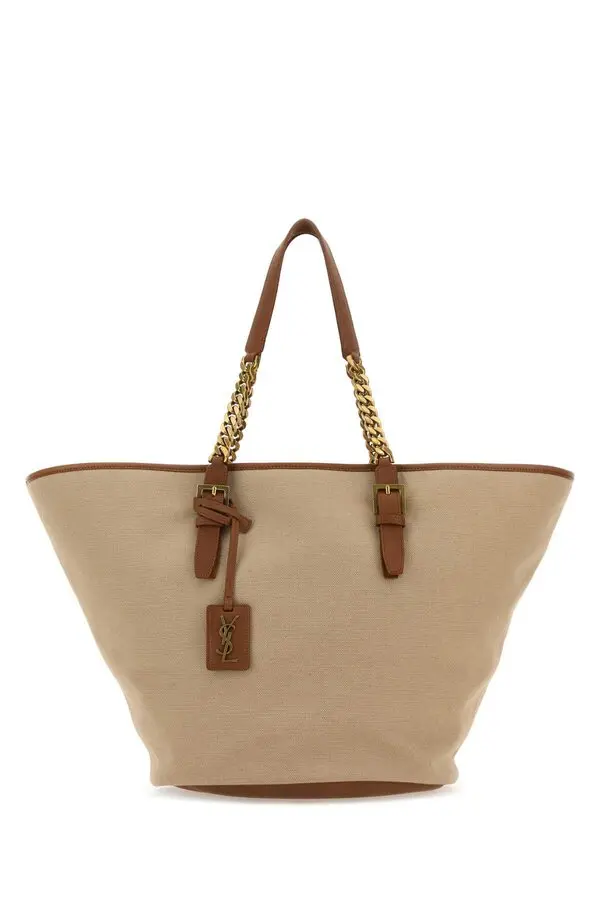 Saint Laurent Panier Shopping Bag - Brown
