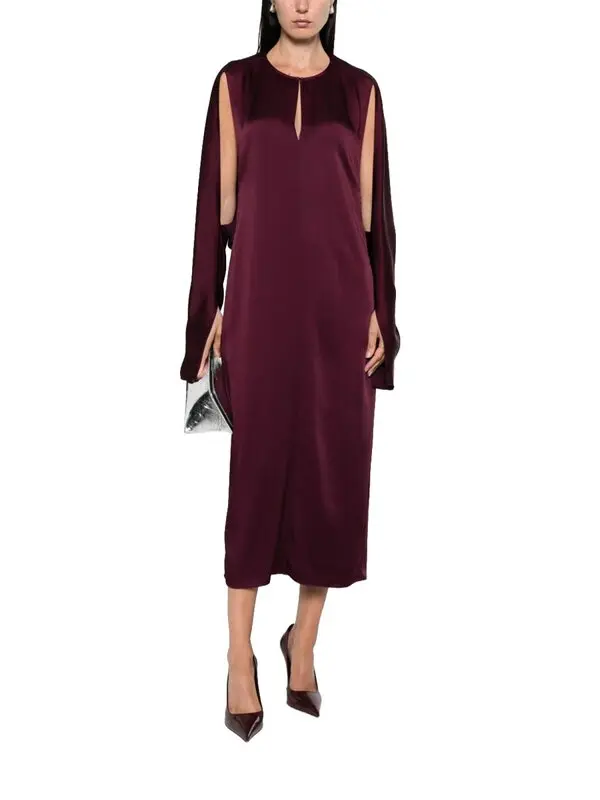 Stella McCartney Midi Dress With Cut-out Detail - Multicolor