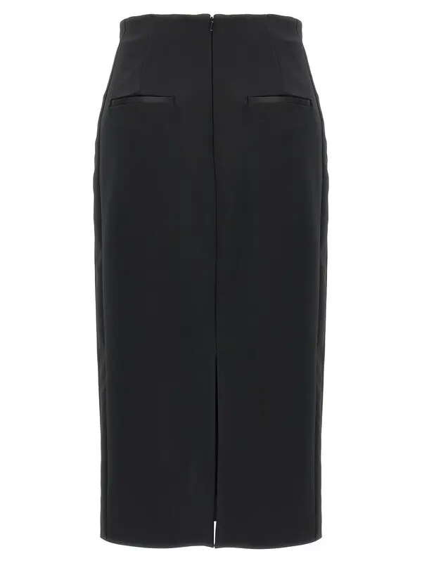 Max Mara Pece Midi Skirt - Black