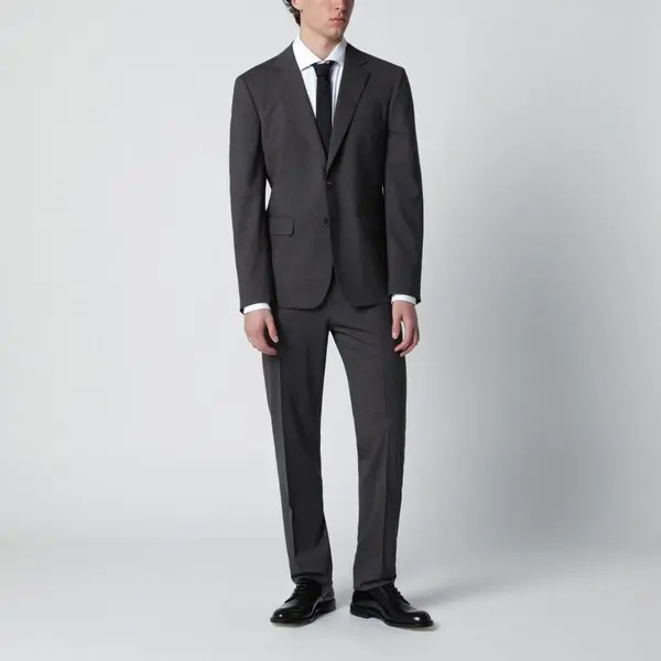Dsquared2 Grey Single-breasted Suit In Wool Blend