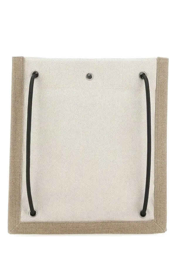 Saint Laurent Two-tone Canvas Crossbody Bag