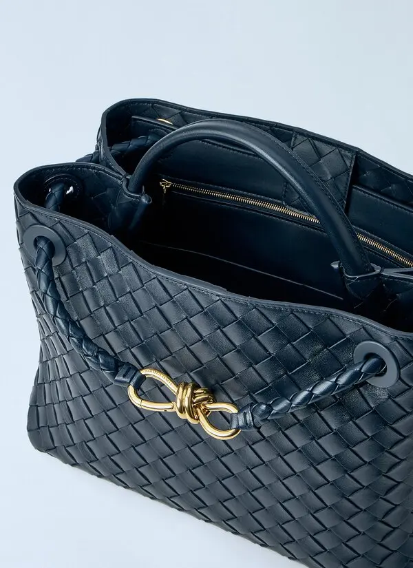 Bottega Veneta Medium Andiamo Handbag - Blue