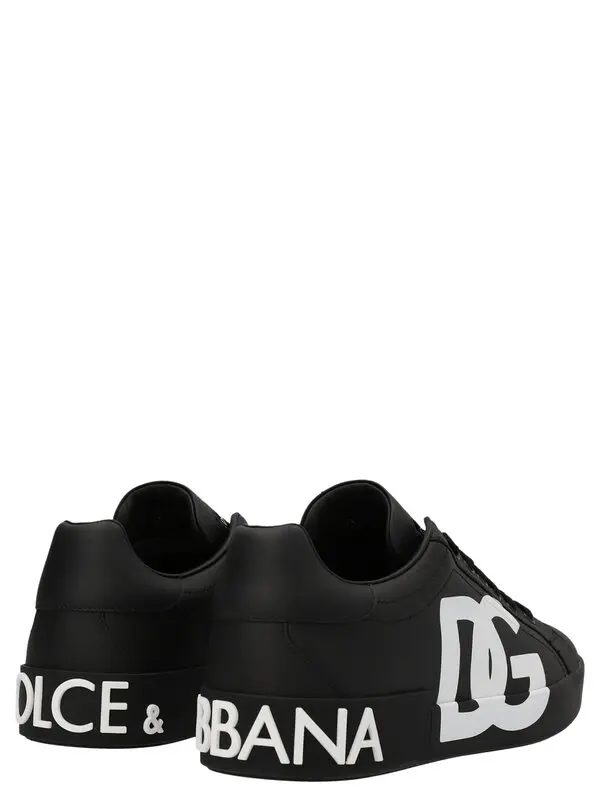 Dolce & Gabbana Portofino' Sneakers With Dg Logo - Multicolor