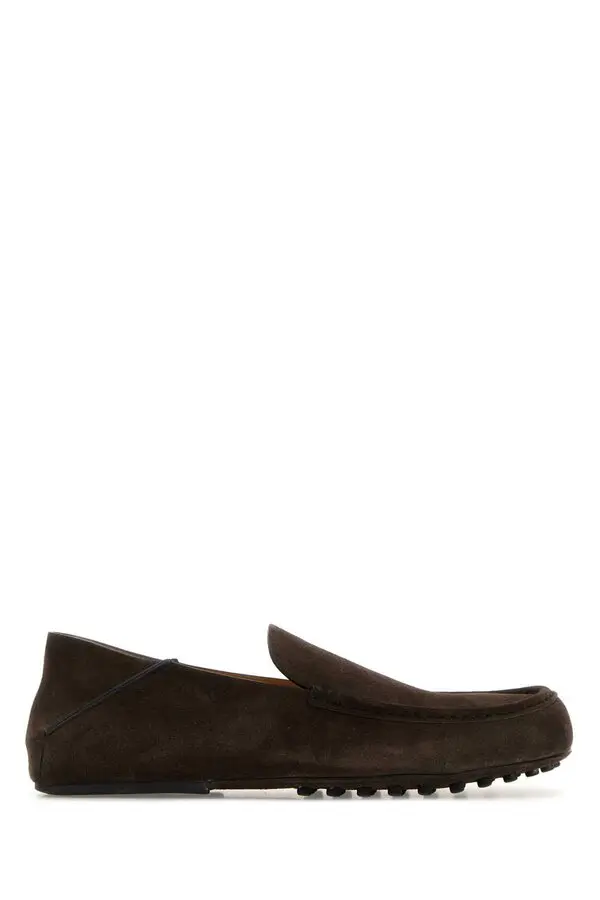 TOD'S Suede Loafers - Brown