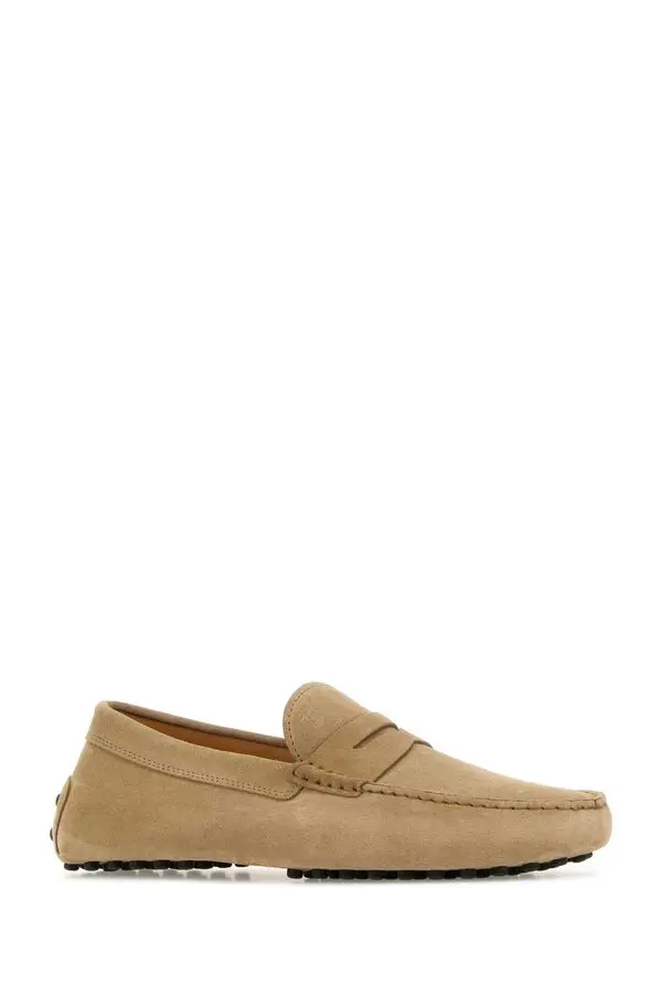 TOD'S Suede Loafers - Brown