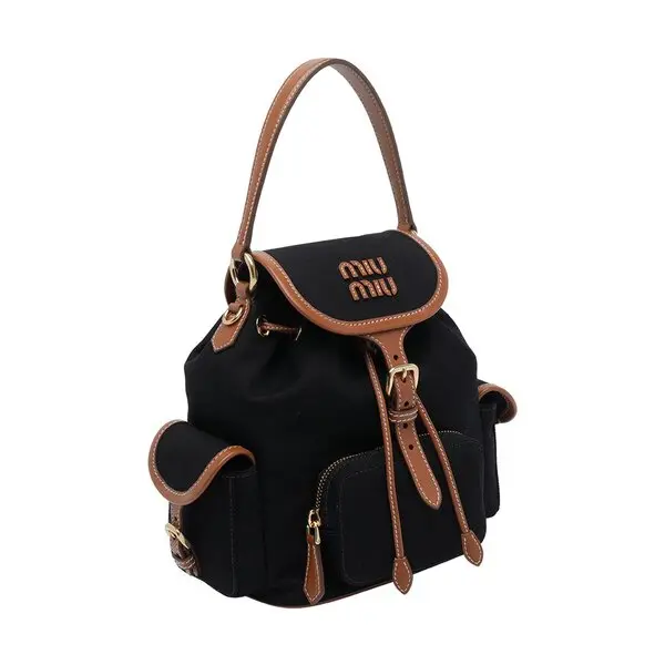 Miu Miu Logo Backpack