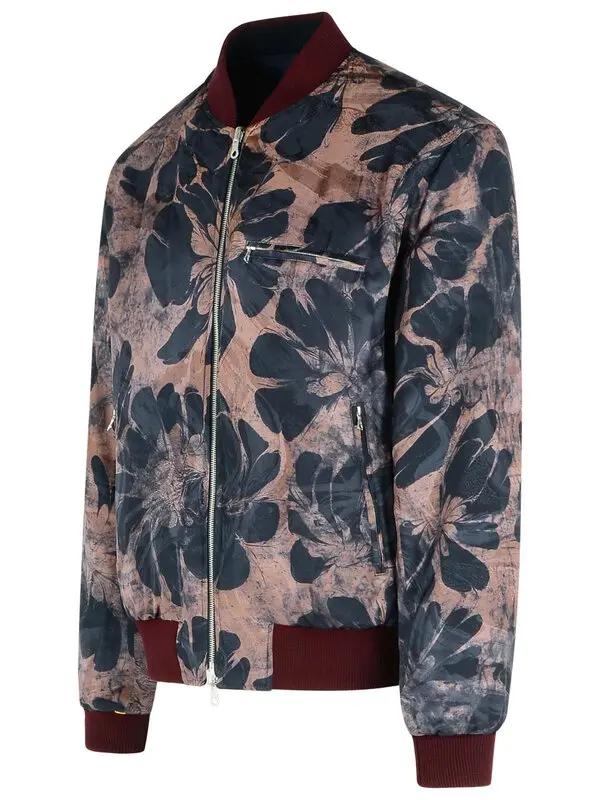 Dries Van Noten Volker Reversible Bomber Jacket - Blue