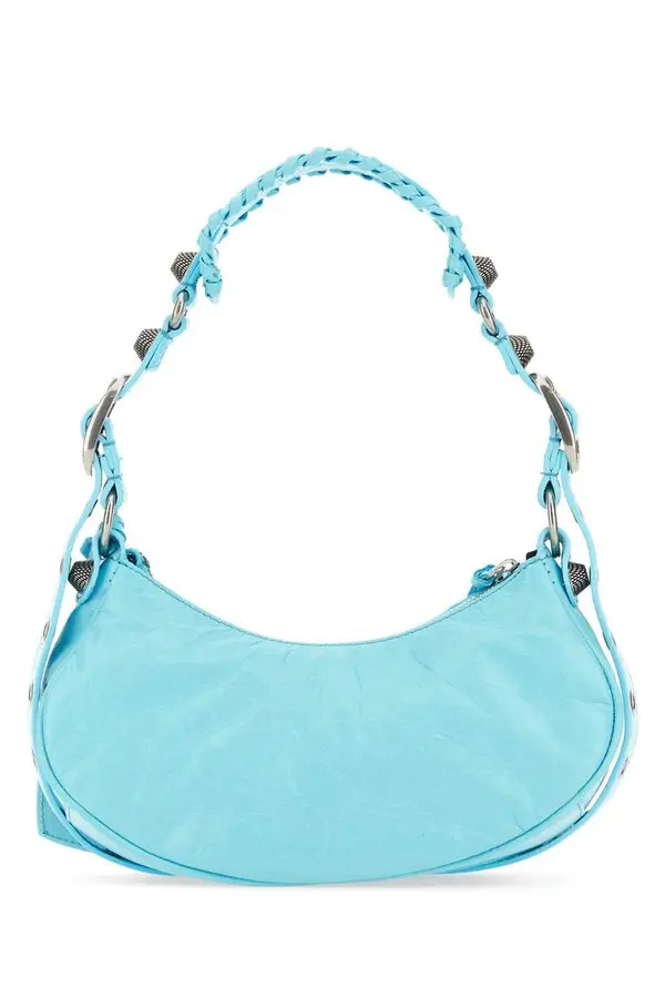 Balenciaga Light Nappa Leather Le Cagole Xs Shoulder Bag - Blue