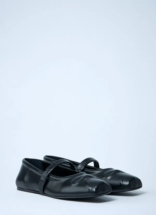 Marni Box Motif Mary Jane Shoes - Black